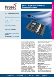 6300 Control Panel - Protec Fire Detection