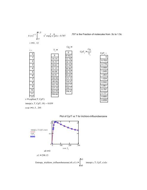 MathCAD worksheet