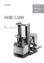 FC 4500 Series Specifications - Crown Equipment Corporation