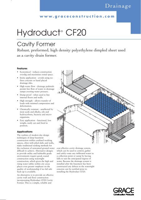 Hydroduct CF20 (Page 1)