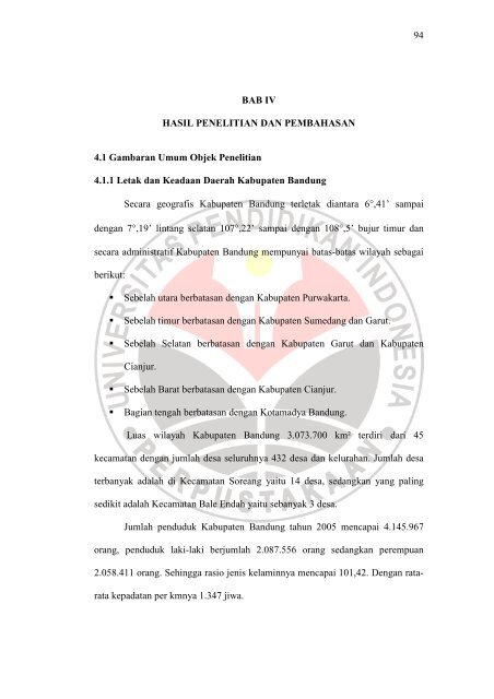 94 BAB IV HASIL PENELITIAN DAN ... - Repository UPI