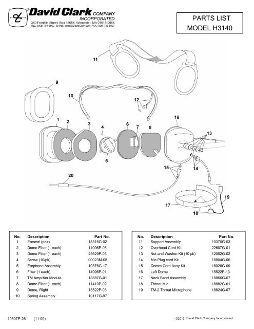 Download PDF Version - David Clark Company Incorporated