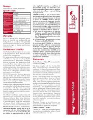 Hugs System Quick Reference Guide - Stanley Healthcare Solutions