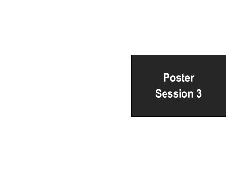 Poster Session 3 - RSC - Australian National University