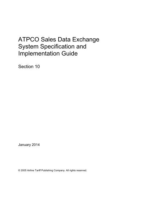 Glossary - atpco