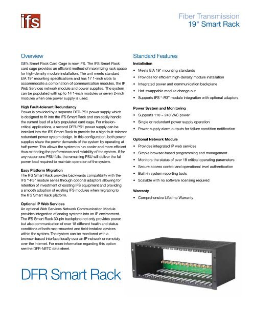 Smart Rack Data Sheet - Interlogix