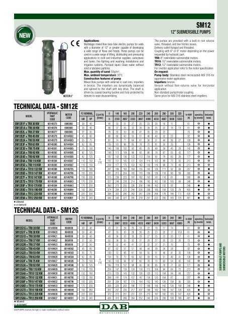 PUMPS PRICELIST Nov 2008 Dab Pumps, 51% OFF