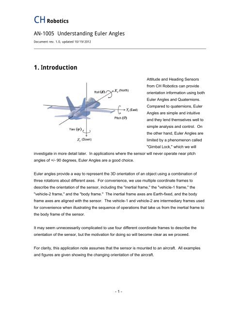 Understanding Euler Angles - Pololu Robotics and Electronics