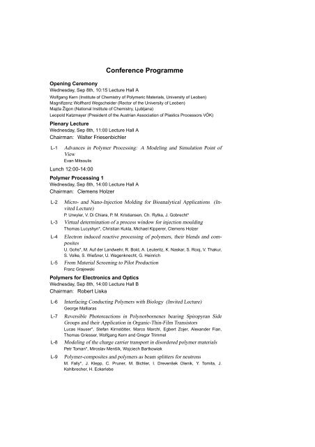 Conference Programme