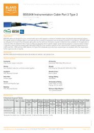 BS5308 Instrumentation Cable Part 1 Type 1 - Eland Cables
