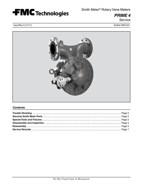 PRIME 4 - Measurement Solutions - FMC Technologies