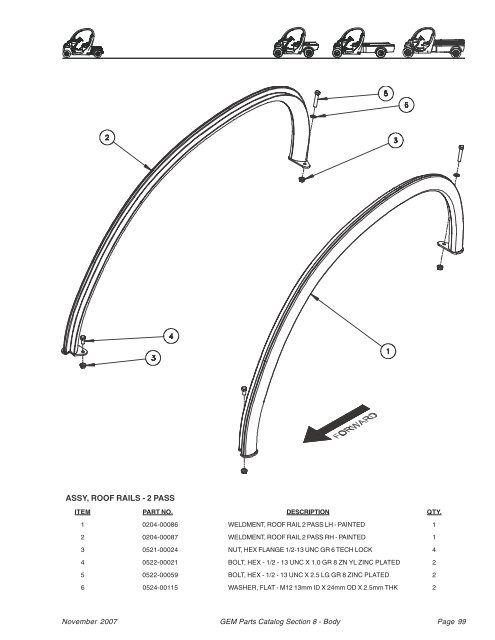 2008 Gem Parts Catalog - Gem Car Parts Direct
