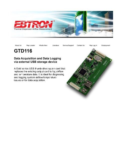 EBTRON, Inc. 1663 Hwy. 70