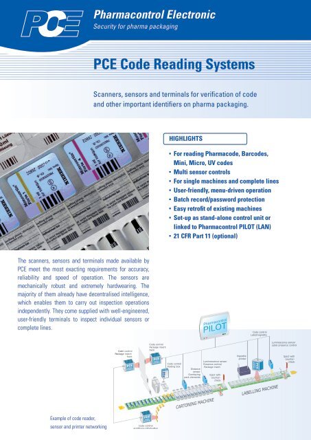 PCE Code Reading Systems - MCPack