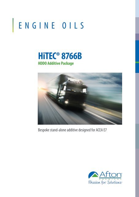 HiTEC® 8766B HDDO Additive Package - Afton Chemical