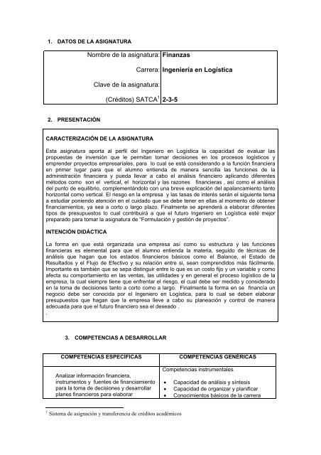 Finanzas - Instituto Tecnologico de TorreÃ³n