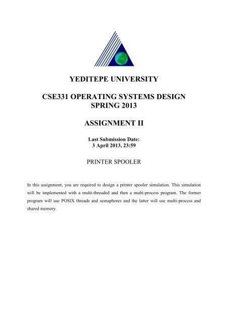 ASSIGNMENT 2 Due Date