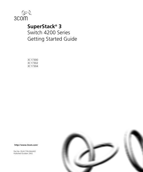 SuperStack® 3 Switch 4200 Series Getting Started Guide