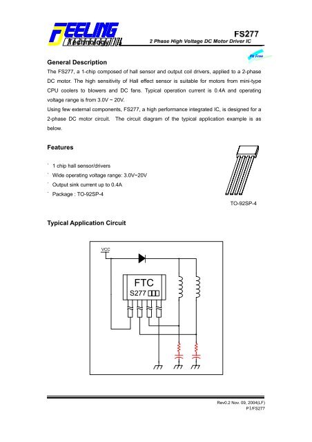 General Description Features Typical Application Circuit