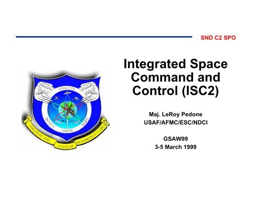 Integrated Space Command and Control - USC Center for Systems ...