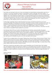 9th August 2011 - Alawa Primary School