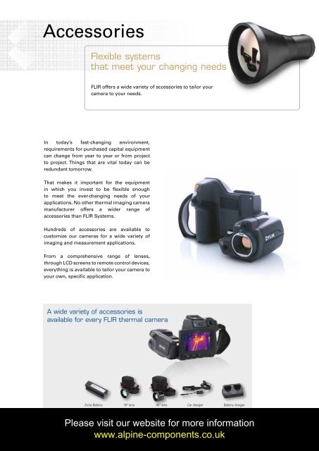 FLIR i3 / i5 / i7 - Alpine Components