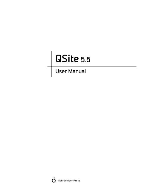 QSite User Manual - ISP