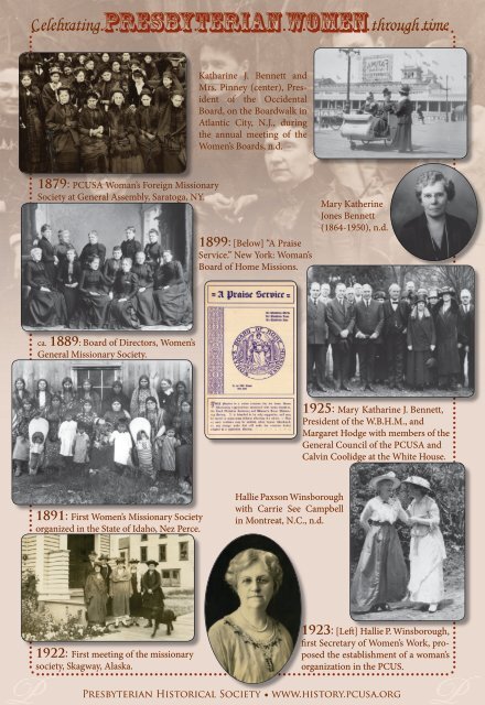 Celebrating Presbyterian womenthrough time