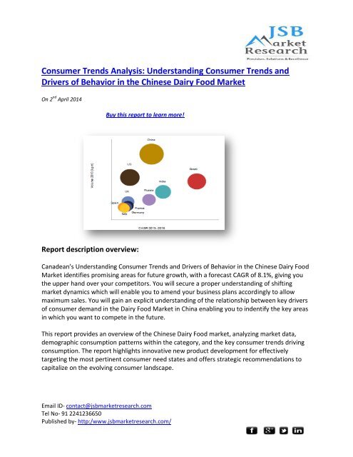 Consumer Trends Analysis Understanding Consumer Trends and Drivers of ...