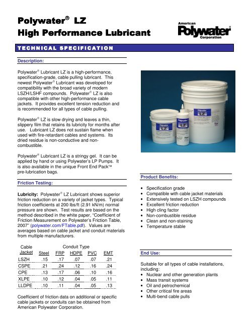 Polywater Lubricant Wx Msds Coupons | www.oceanproperty.co.th