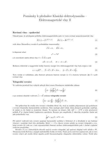 HomogennÃ­ Maxwellovy rovnice II.