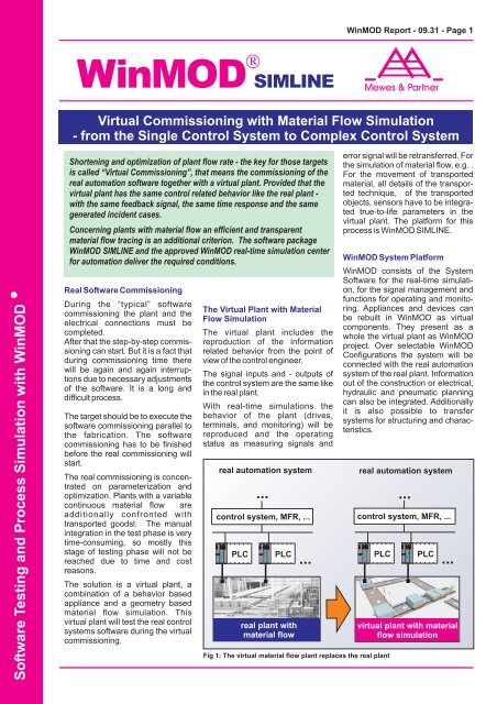 Report WinMOD SIMLINE