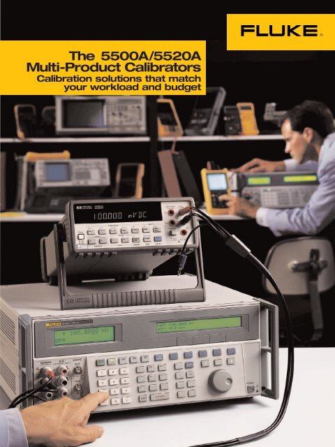 The 5500A/5520A Multi-Product Calibrators - Adler Instrumentos