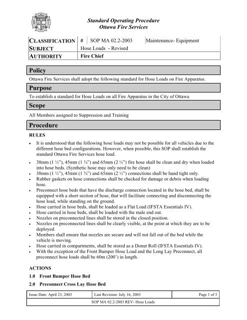 Policy Scope Purpose