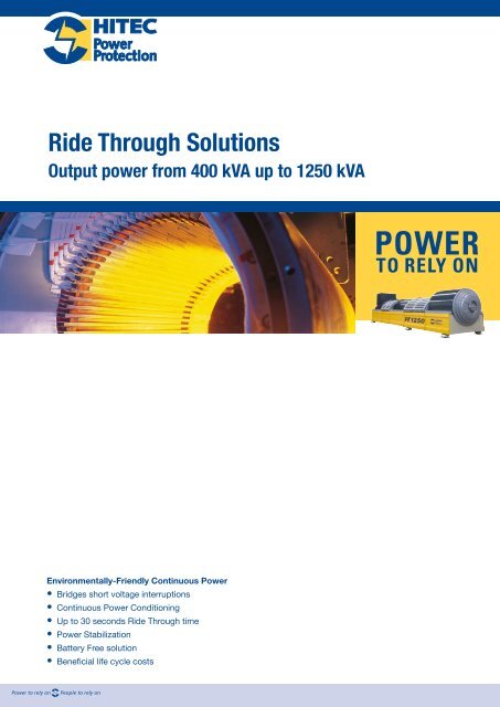 Brochure - Hitec Power Protection