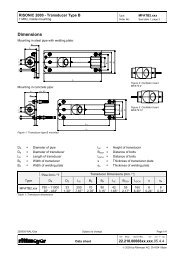 Rittmeyer RISONIC 2000 Transducer MFATAxx ... - Automated Control