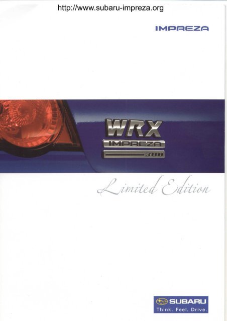 Wrx300 PDF - Subaru Impreza
