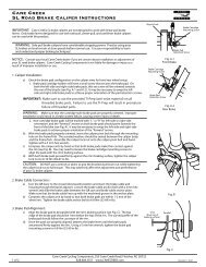 SAHR Caliper Service Manual - Knott Brake Company