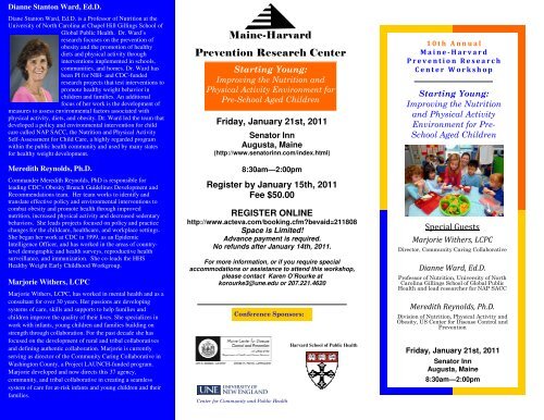 Brochure - Harvard School of Public Health - Harvard University