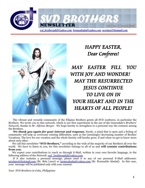 SVD BROTHERS SVD BROTHERS - SVD-Curia