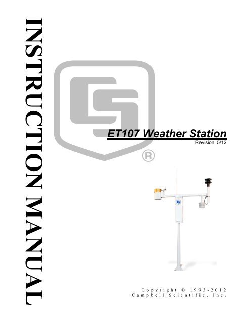 ET107 Weather Station - Campbell Scientific