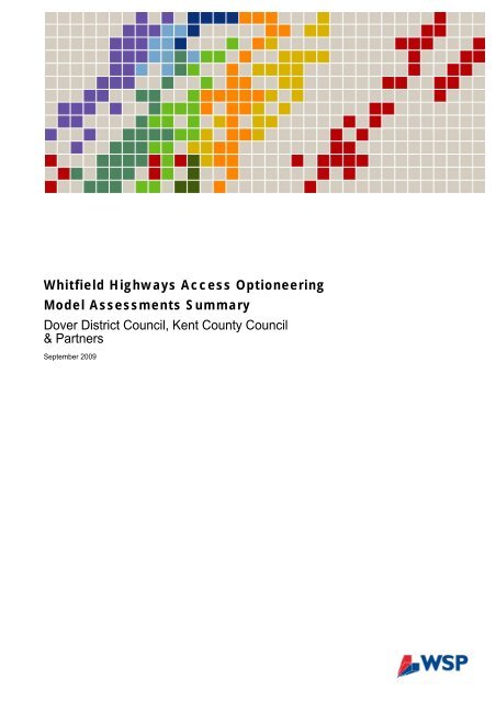 Whitfield Access Highways Optioneering - Dover District Council