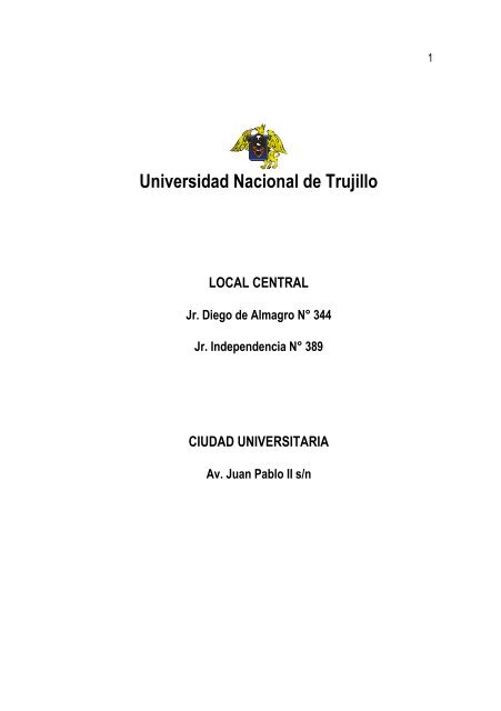 Universidad Nacional de Trujillo