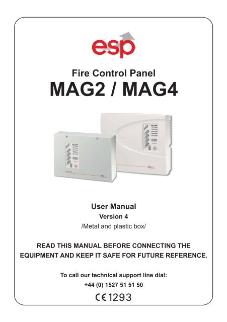 Fire Control Panel MAG2 / MAG4 - ESP