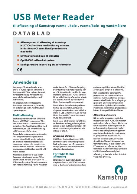 Datablad - Kamstrup A/S