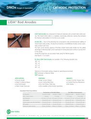 CATHODIC PROTECTION LIDA® LD Mesh Ribbon Anodes - De Nora