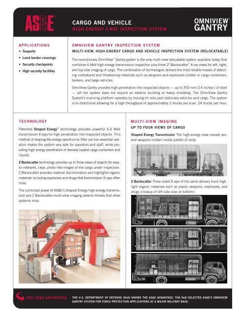 omniview gantry - D-Tec System Consulting