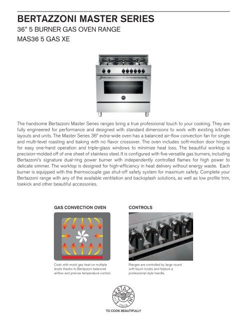 BERTAZZONI MASTER SERIES