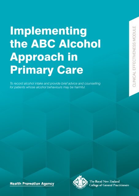Implementing the ABC Alcohol Approach in Primary Care