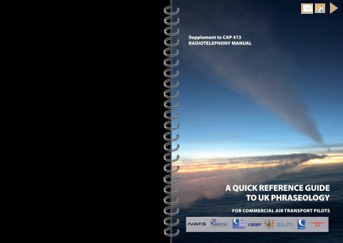CAP 413 Supplement: Radiotelephony Manual